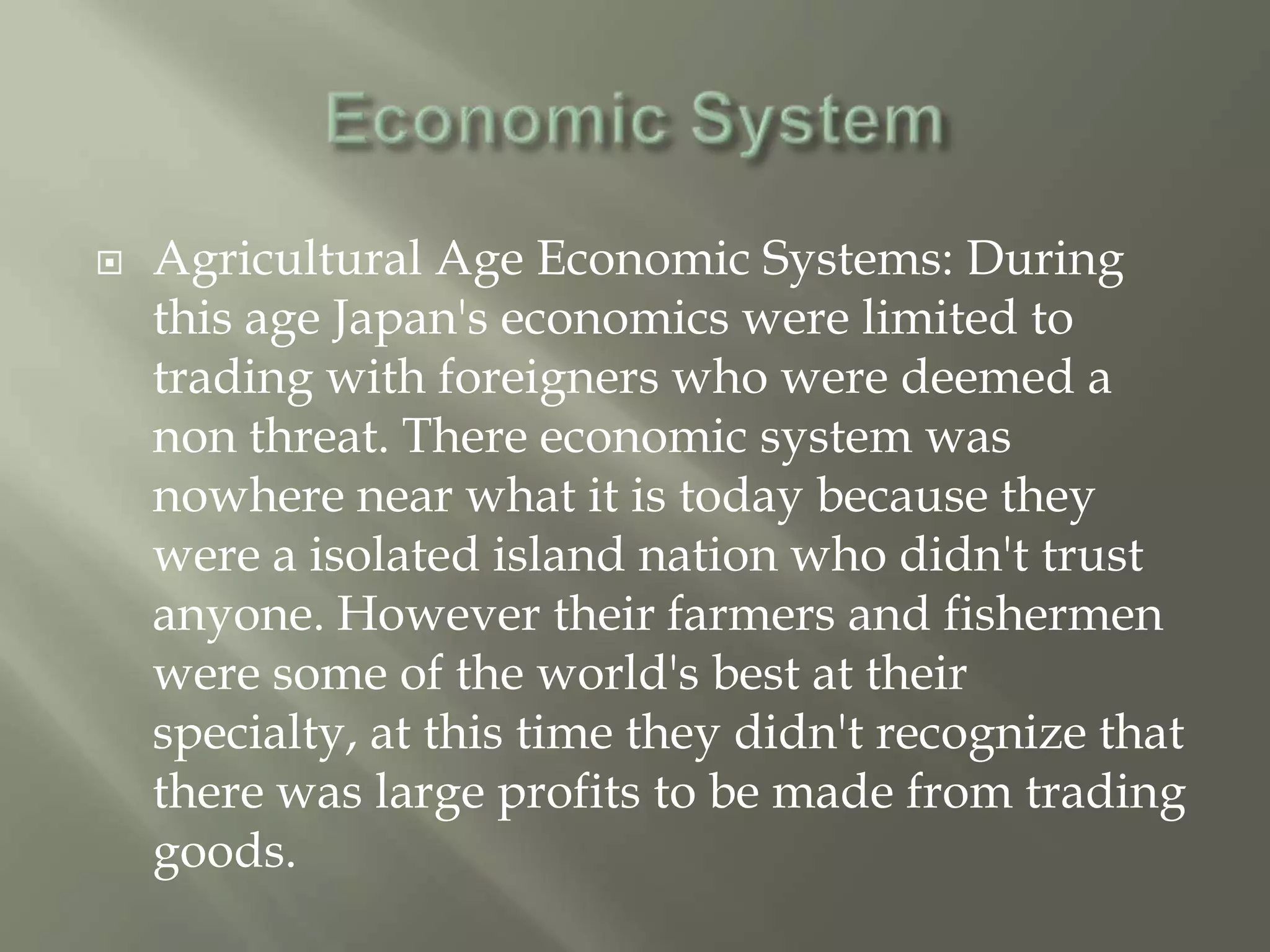 Economy of JAPAN | PPTX