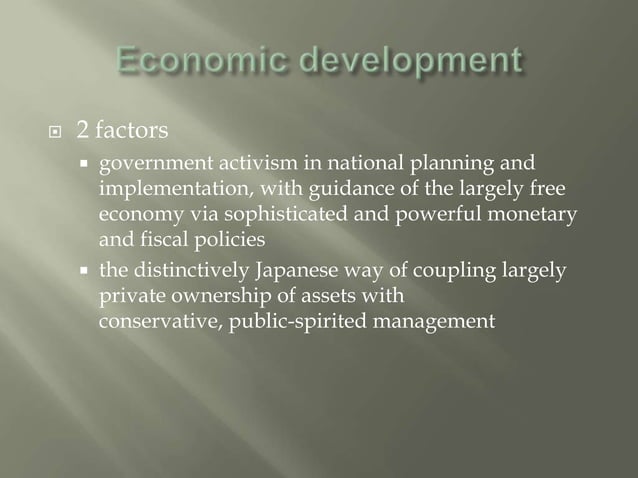 Economy of JAPAN | PPTX | Economy | Business and Finance