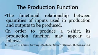 Microeconomics: Production and Cost | PPTX