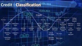 Classification of credit in agriculture | PPTX