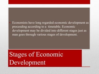 Econ 101 on Economic Development | PPTX