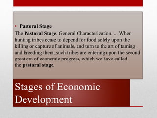 Econ 101 on Economic Development | PPTX