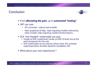 EclipseCon2010 - Painless Metamodel Evolution | PDF | Programming Languages | Computing