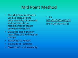 Elasticity and its Application (By Kristin and Sophia) | PPT