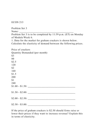 ECON 213Problem Set 3Name _______________________________.docx