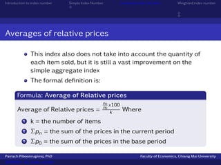 Econ304 2 - Index Number | PPT
