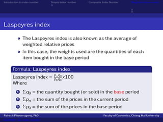 Econ304 2 - Index Number | PPT