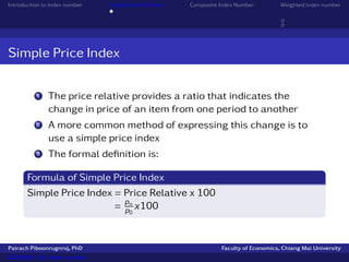 Econ304 2 - Index Number | PPT