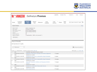 Introduction to Mergent and DataAnalysis | PPT