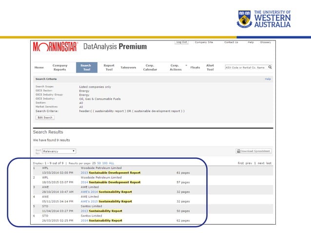 Introduction to Mergent and DataAnalysis | PPTX