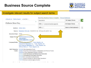 Econ3323 Business Source Complete | PPT