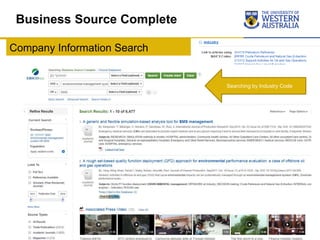 Econ3323 Business Source Complete | PPT