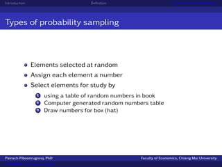 Econ408 population and sampling | PPT
