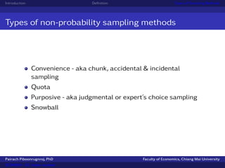 Econ408 population and sampling | PPT