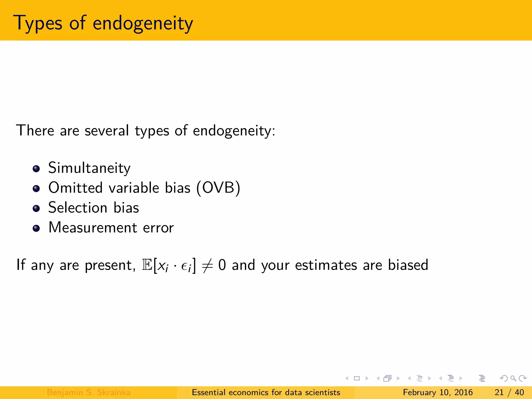 Essential econometrics for data scientists | PDF
