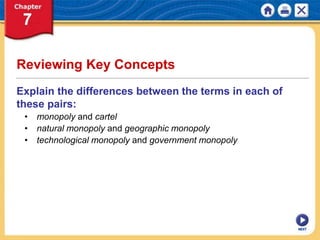 Econ ch07 market structures | PPTX