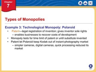 Technological Monopoly Example