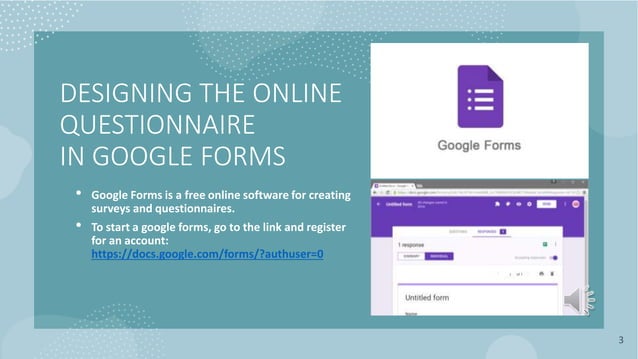 RESEARCH RESCUE 101: How to Create a Questionnaire Through Google Forms | PPTX