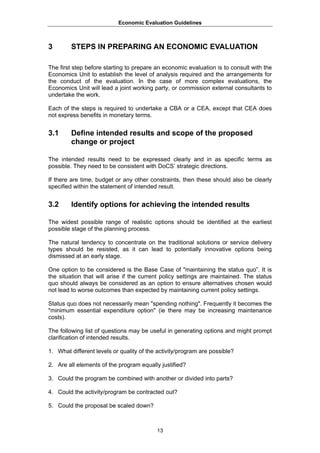 Econ evaluation guidelines | PDF