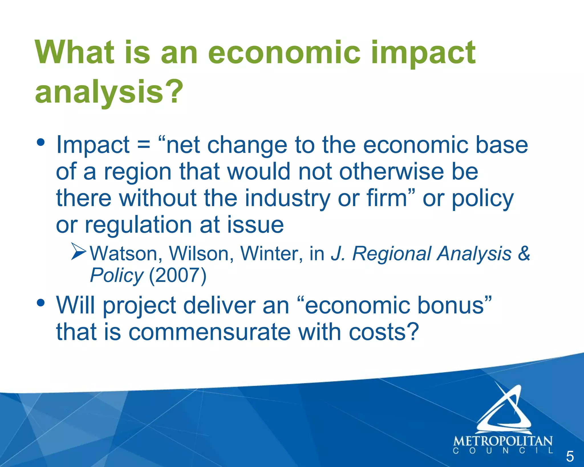 A Buyer's Guide to Economic Impact Analysis | PDF