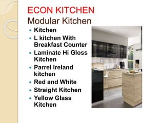 Econkitchen kitchen design products | PPTX