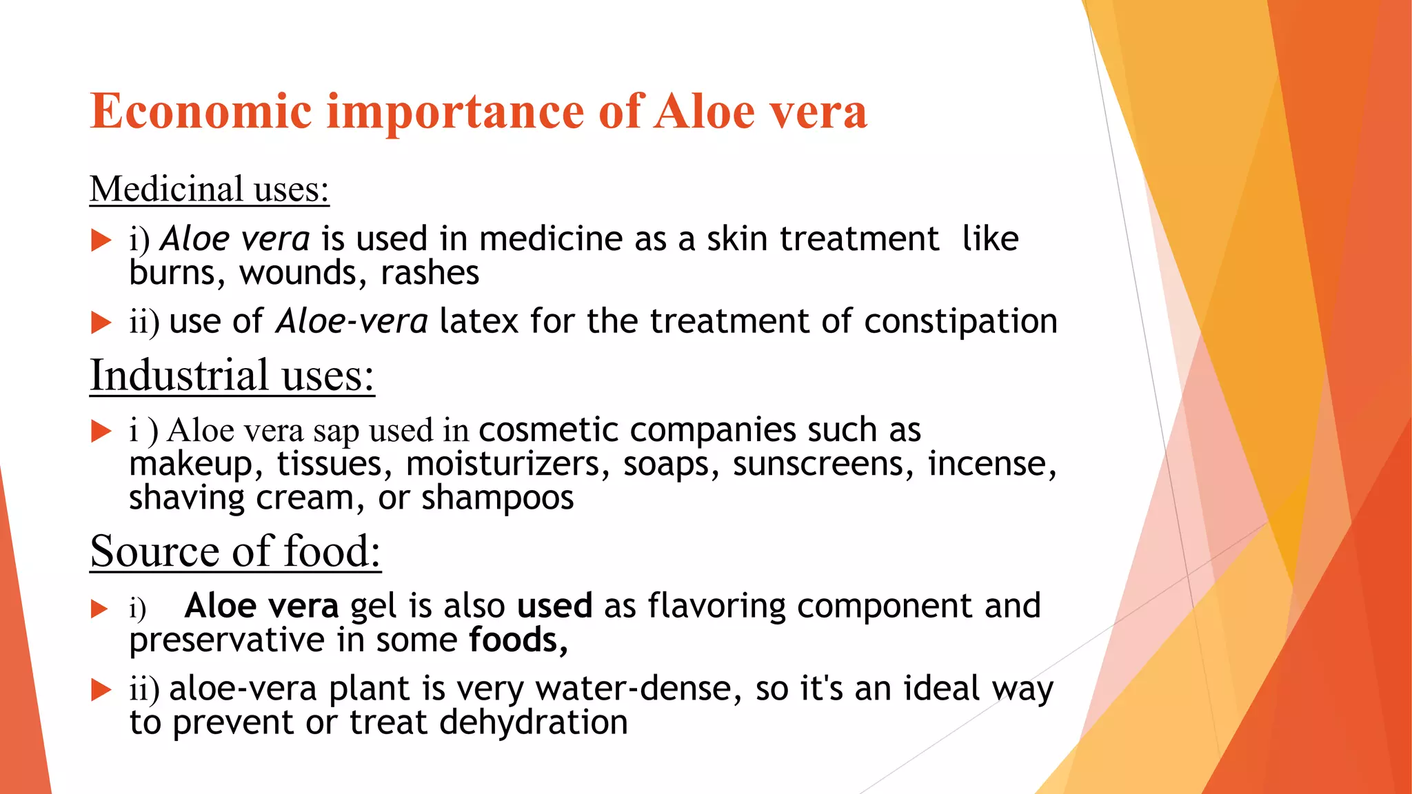 Economic Importance of Plants | PPTX