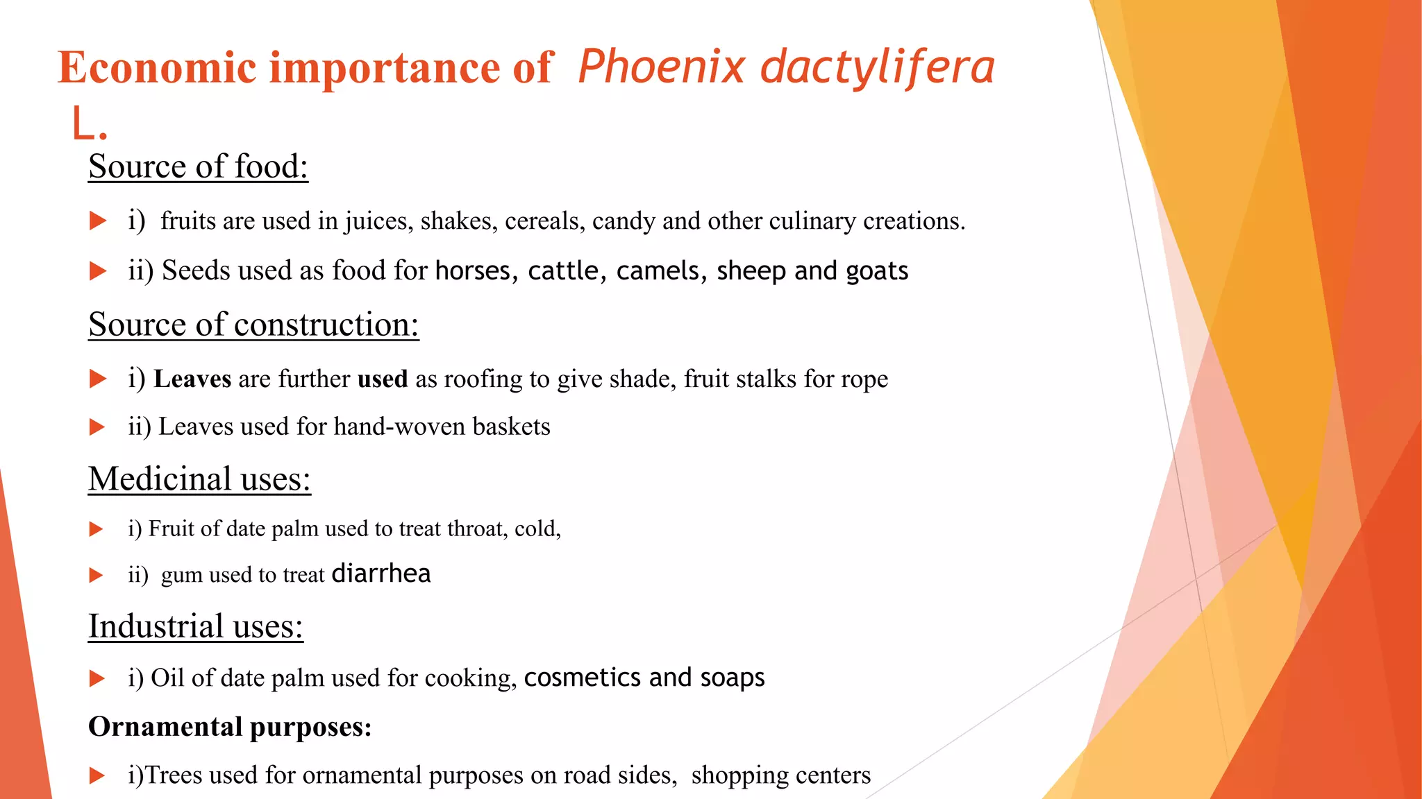 Economic Importance of Plants | PPTX