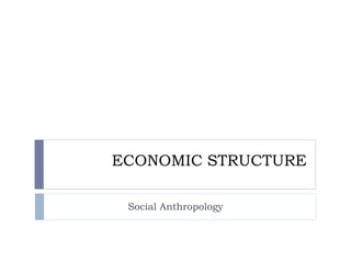 Economic Structure | PPTX