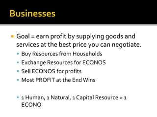 Econo land | PPTX