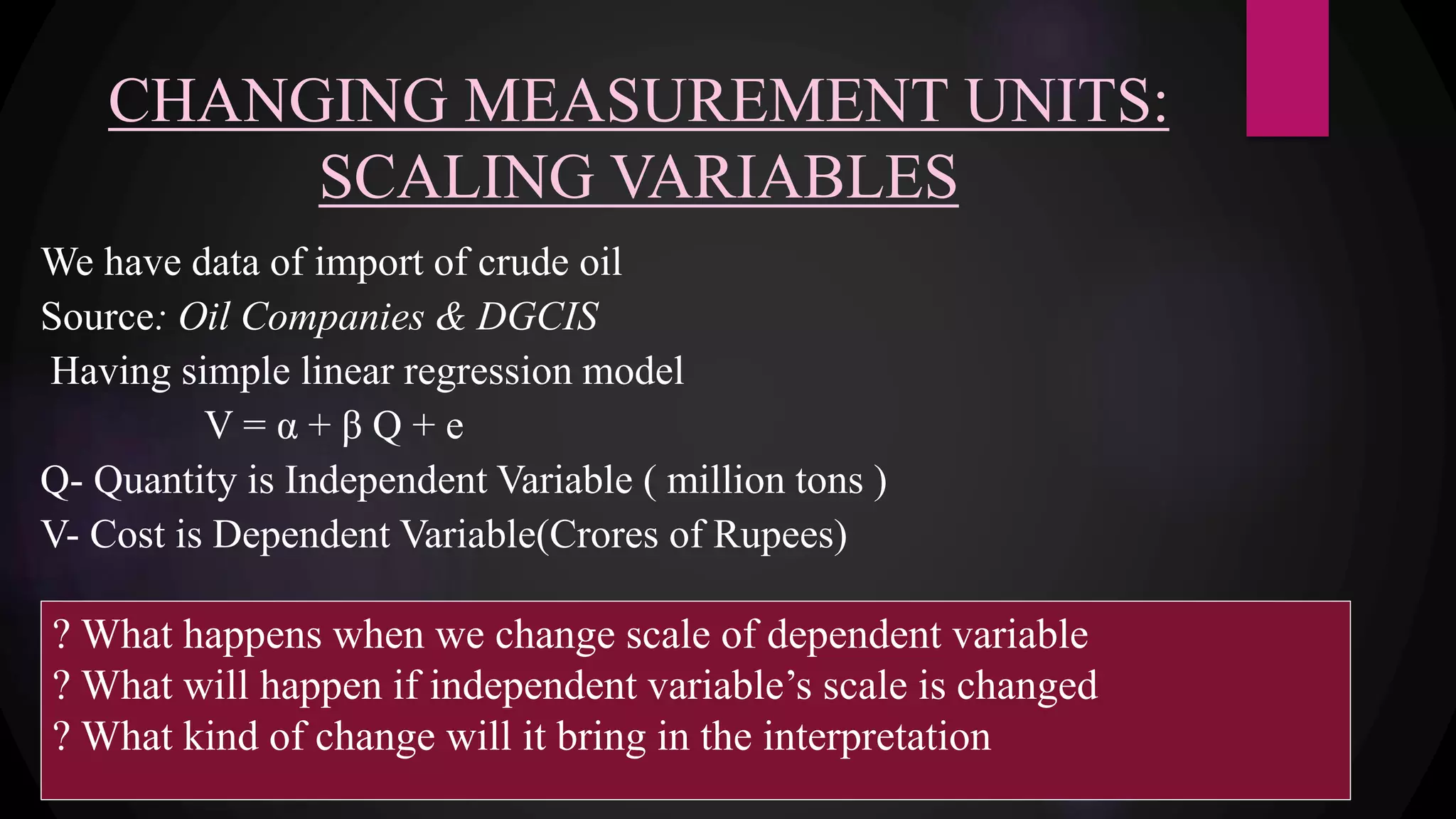 Scaling and Units of Measurement | PPTX
