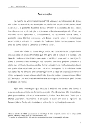 Econometria endogeneidade | PDF