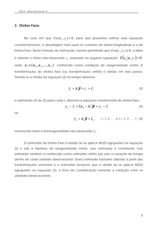 Econometria endogeneidade | PDF