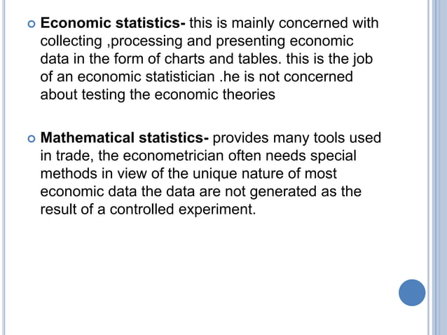 Introduction to Econometrics | PPTX