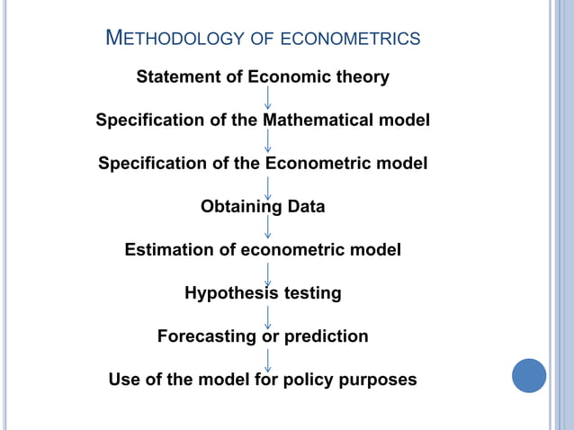 Introduction to Econometrics | PPTX