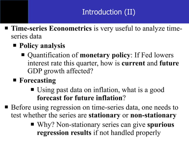 Econometrics | PPT