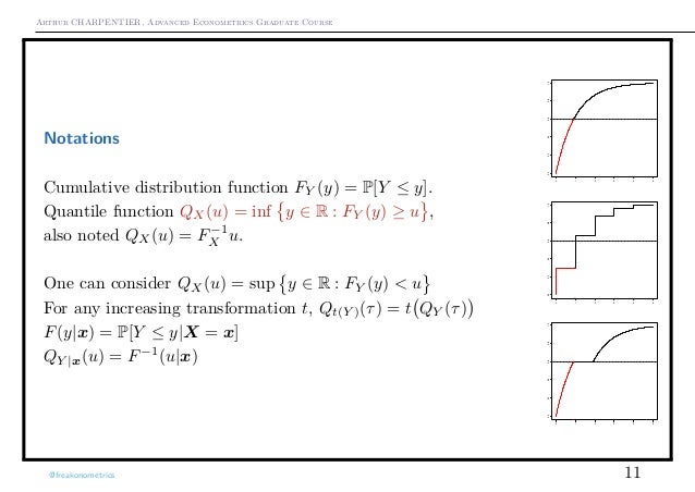 Graduate Econometrics Course, part 4, 2017