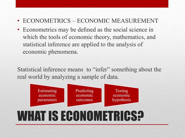 Econometrics | PPTX