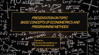 Econometrics_1.pptx | Physics | Science