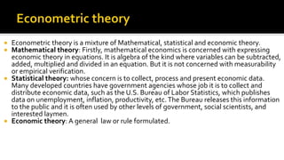 Econometrics_1.pptx | Physics | Science