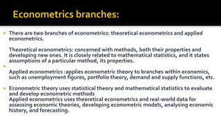 Econometrics_1.pptx | Physics | Science