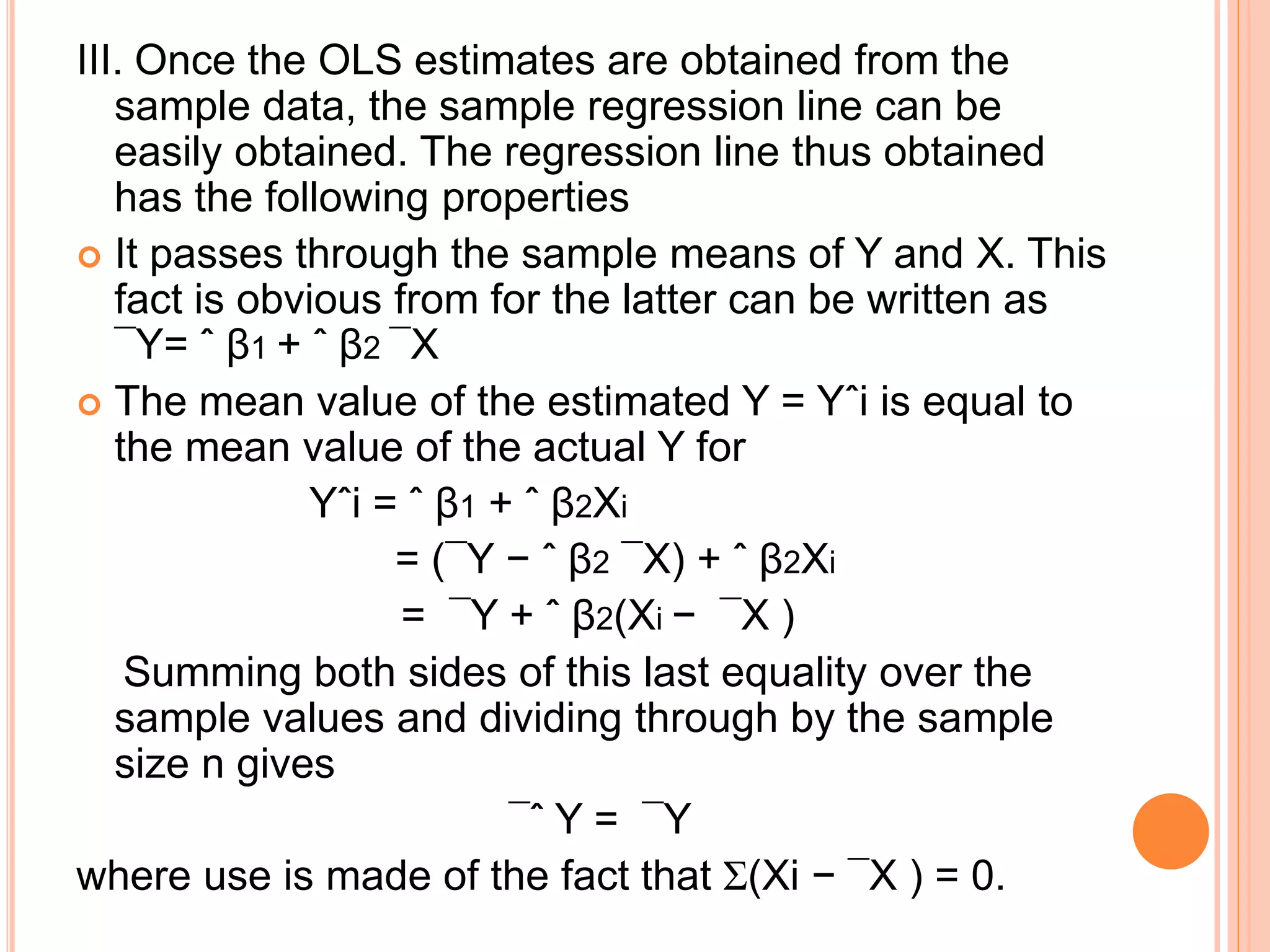 Econometrics- lecture 10 and 11 | PPTX