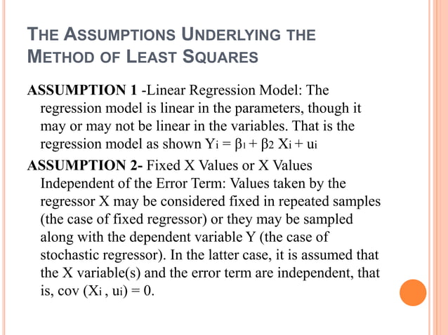 Econometrics- lecture 10 and 11 | PPTX