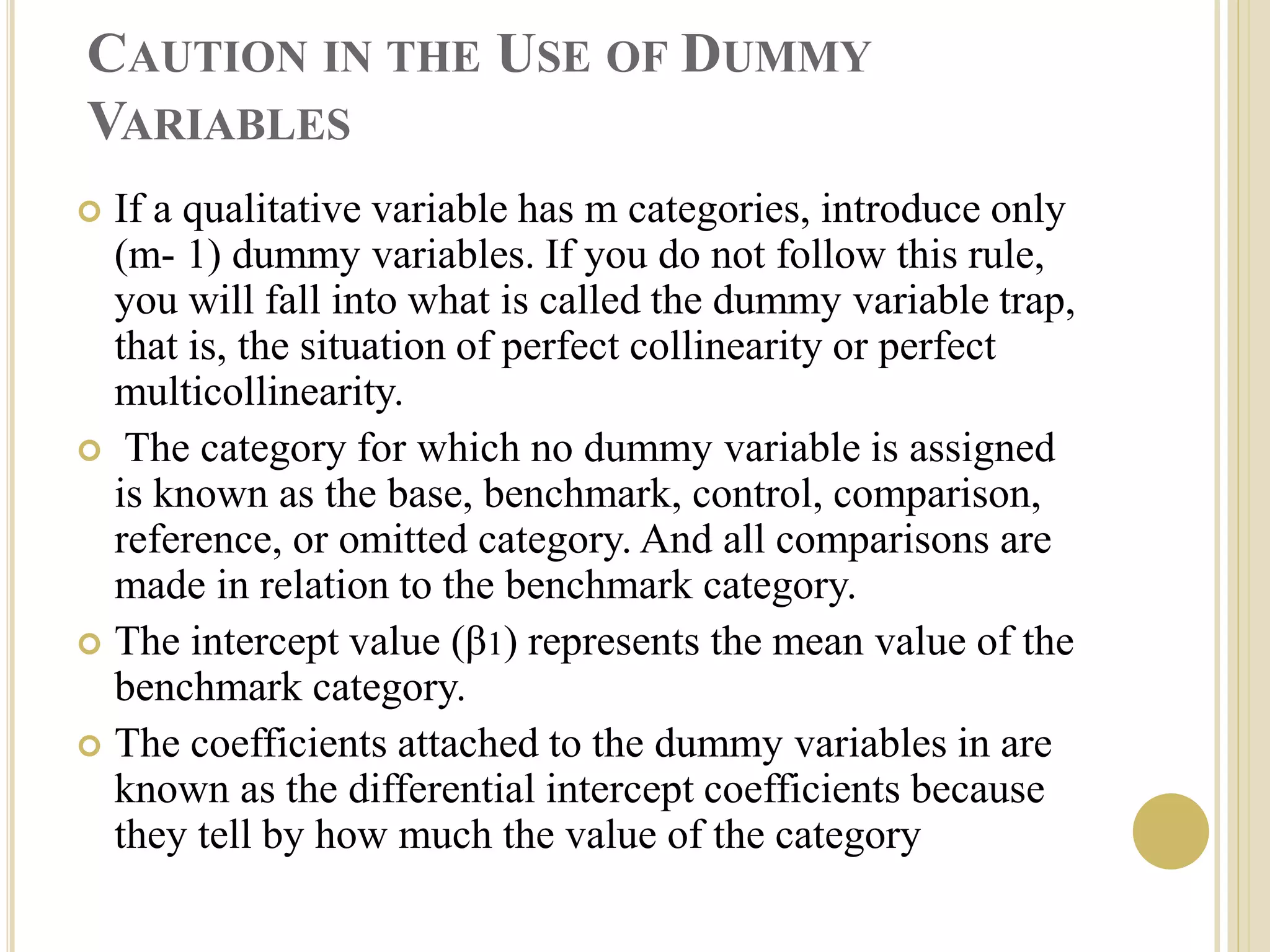 Econometrics - lecture 18 and 19 | PPTX