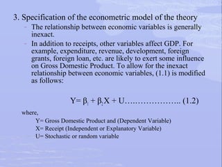Econometrics and business forecasting | PPT