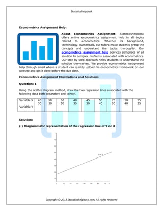 Econometrics assignment help | PDF | Geography | Science