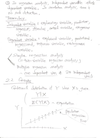Econometrics Lecture Notes : Chapter 2 | PDF