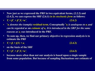 Econometrics ch3 | PPT