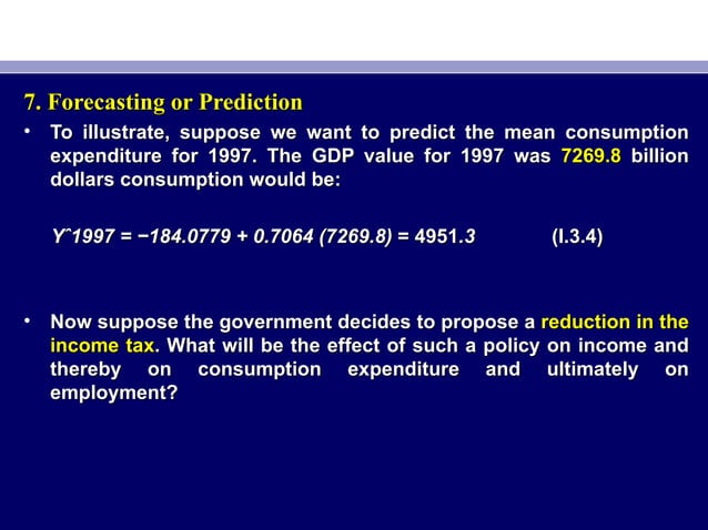 Econometrics Lecture 1st Ppt