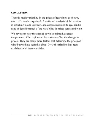 Econometrics project final edited | PDF