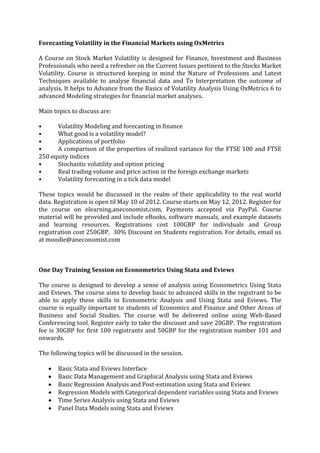 Econometrics Using Matlab | PDF